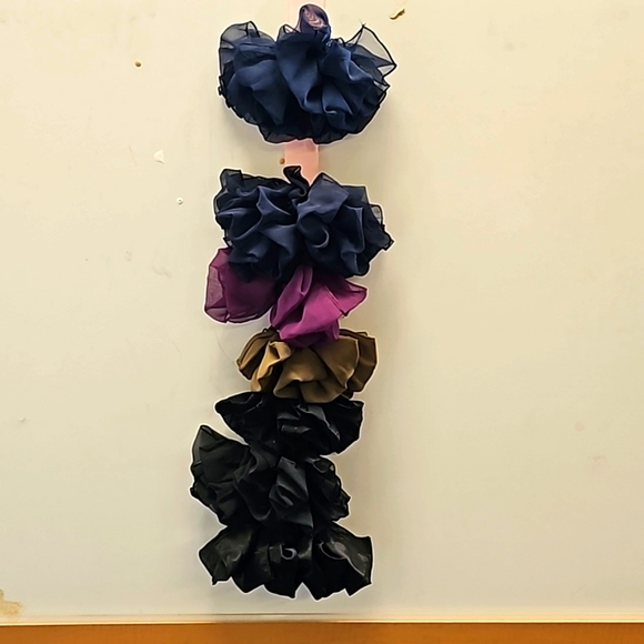 Vintage | Accessories | 7 Handmade 9s Oversized Scarf Hair Bows 3 ...
